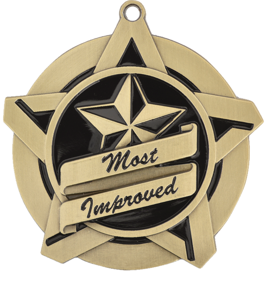 Super Star Most Improved Medal - Medals Award