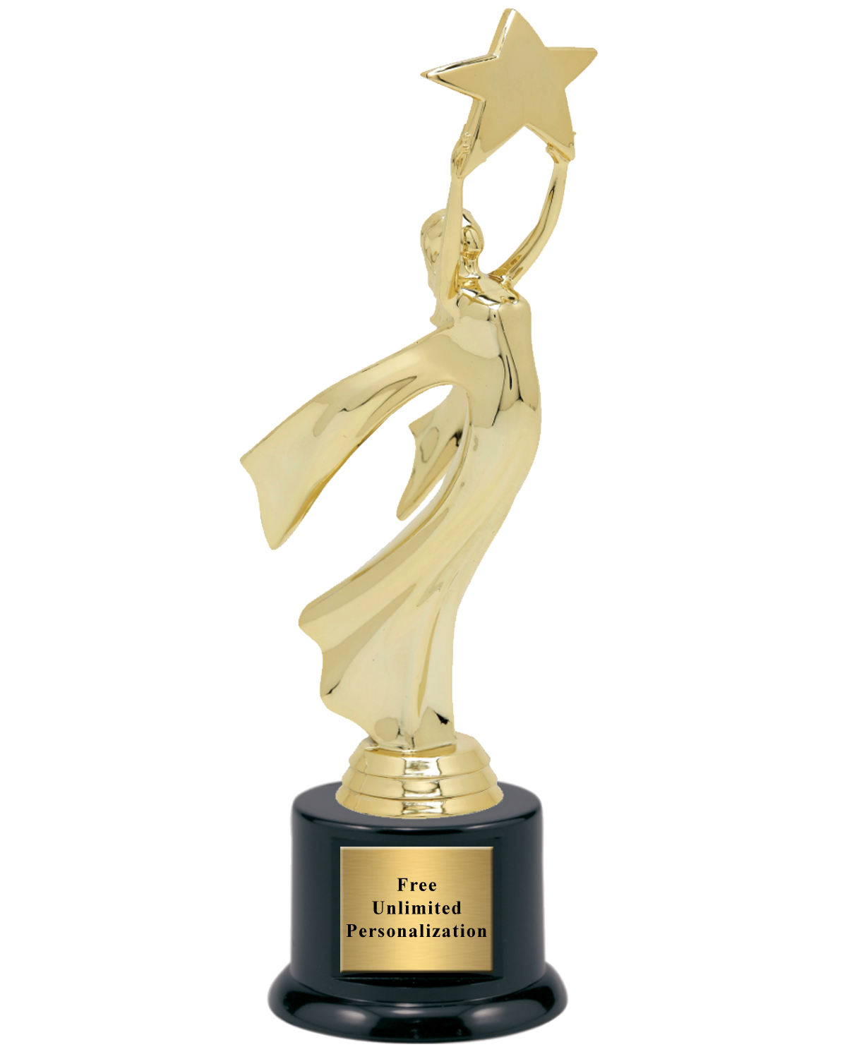 Female Victory Star Trophy - Medals Award