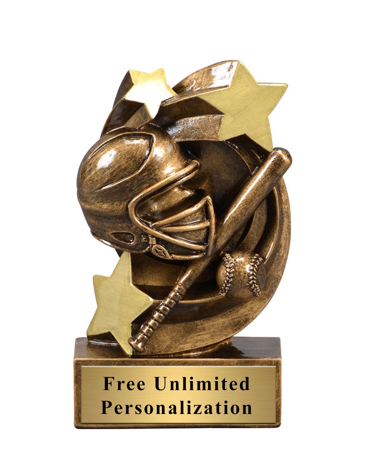 Star Swirl Softball Trophy - Medals Award