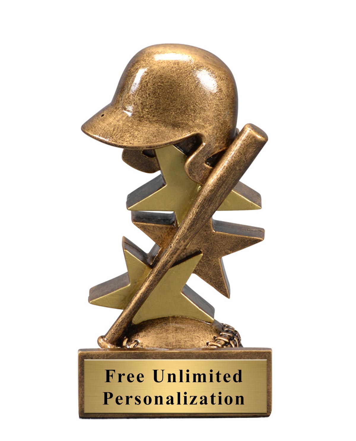 Star Step Baseball Trophy - Medals Award