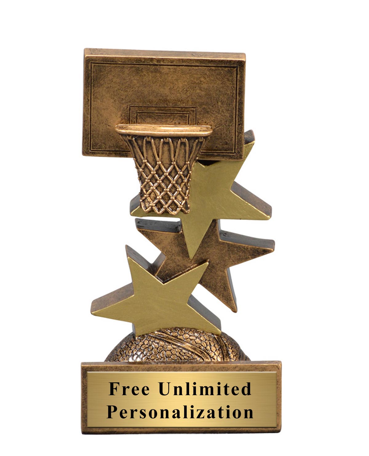 Star Step Basketball Trophy - Medals Award