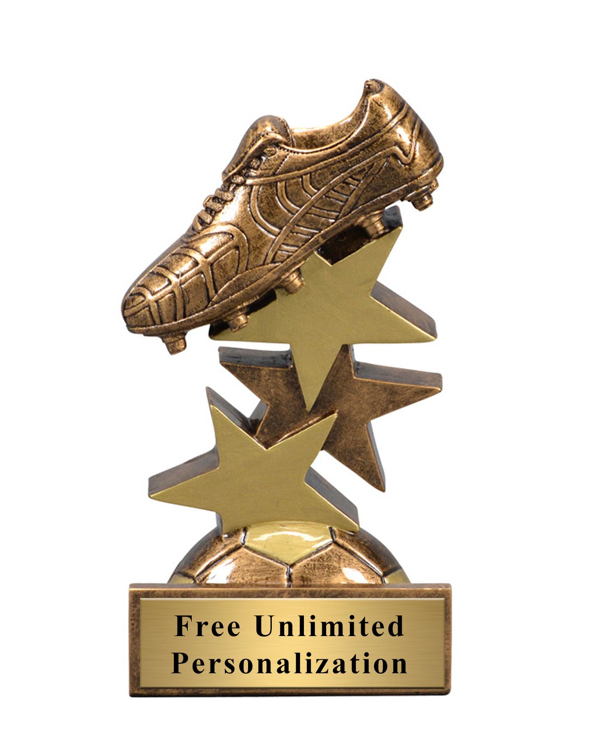 Star Step Soccer Trophy - Medals Award