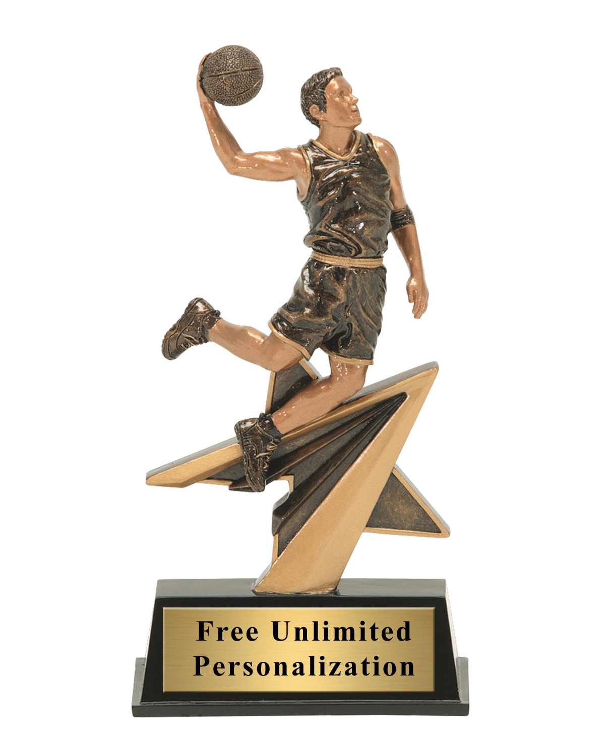 Star Power Basketball Trophy - Male - Medals Award