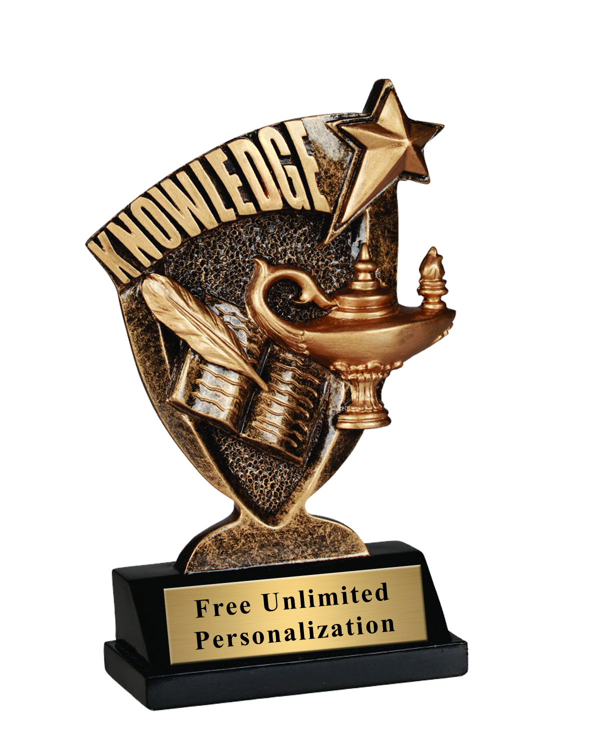 Broadcast Lamp of Knowledge Trophy - Medals Award