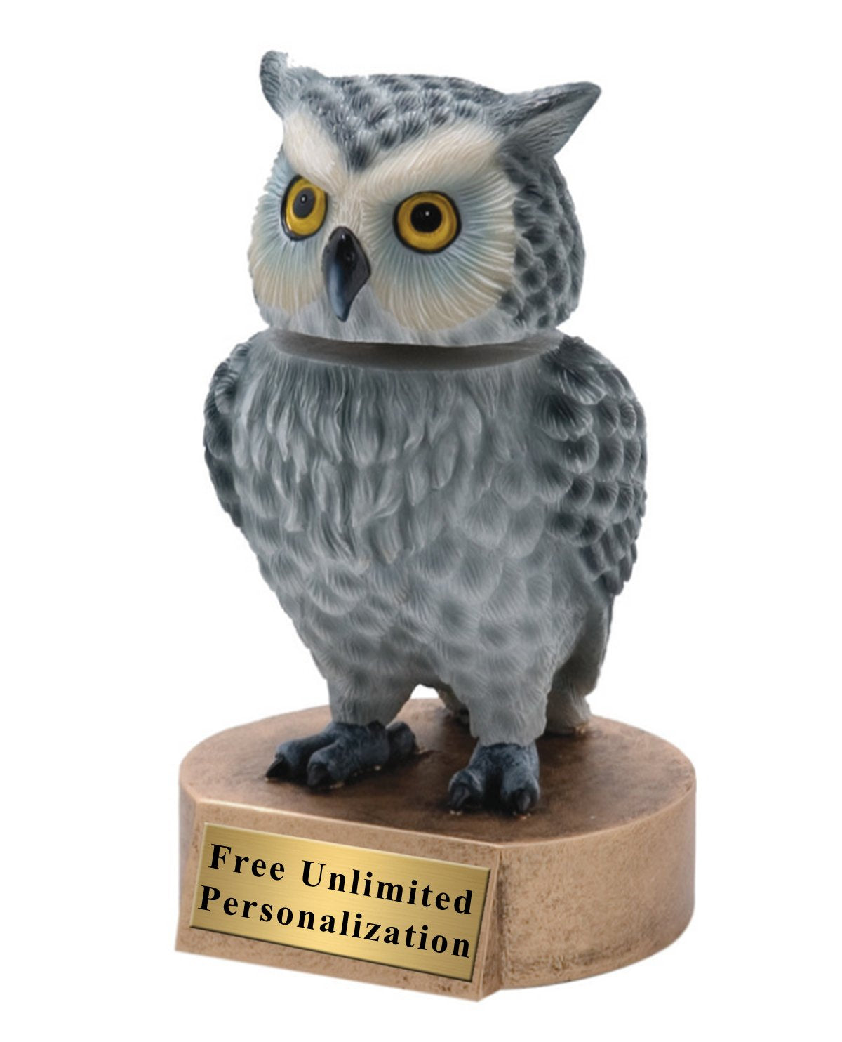 Owl Bobblehead Mascot Trophy - Medals Award
