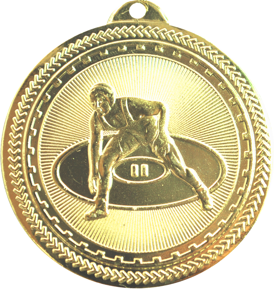 BriteLazer Wrestling Medal - Medals Award