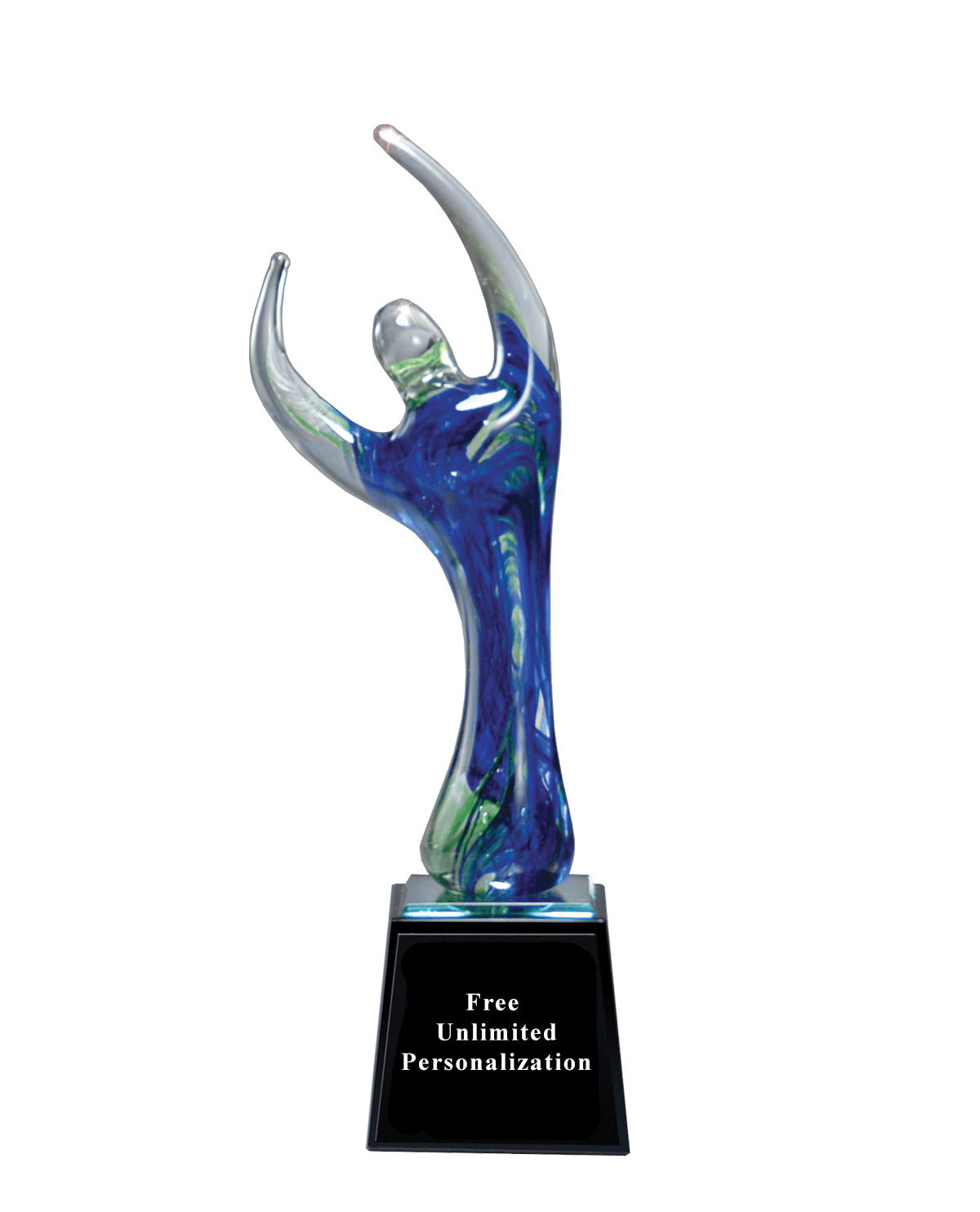 Celebration Glass Art Sculpture Award - Medals Award