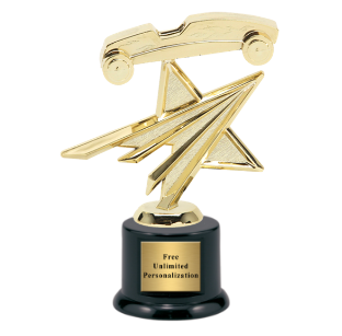 Classic Pinewood Derby Trophy - Medals Award