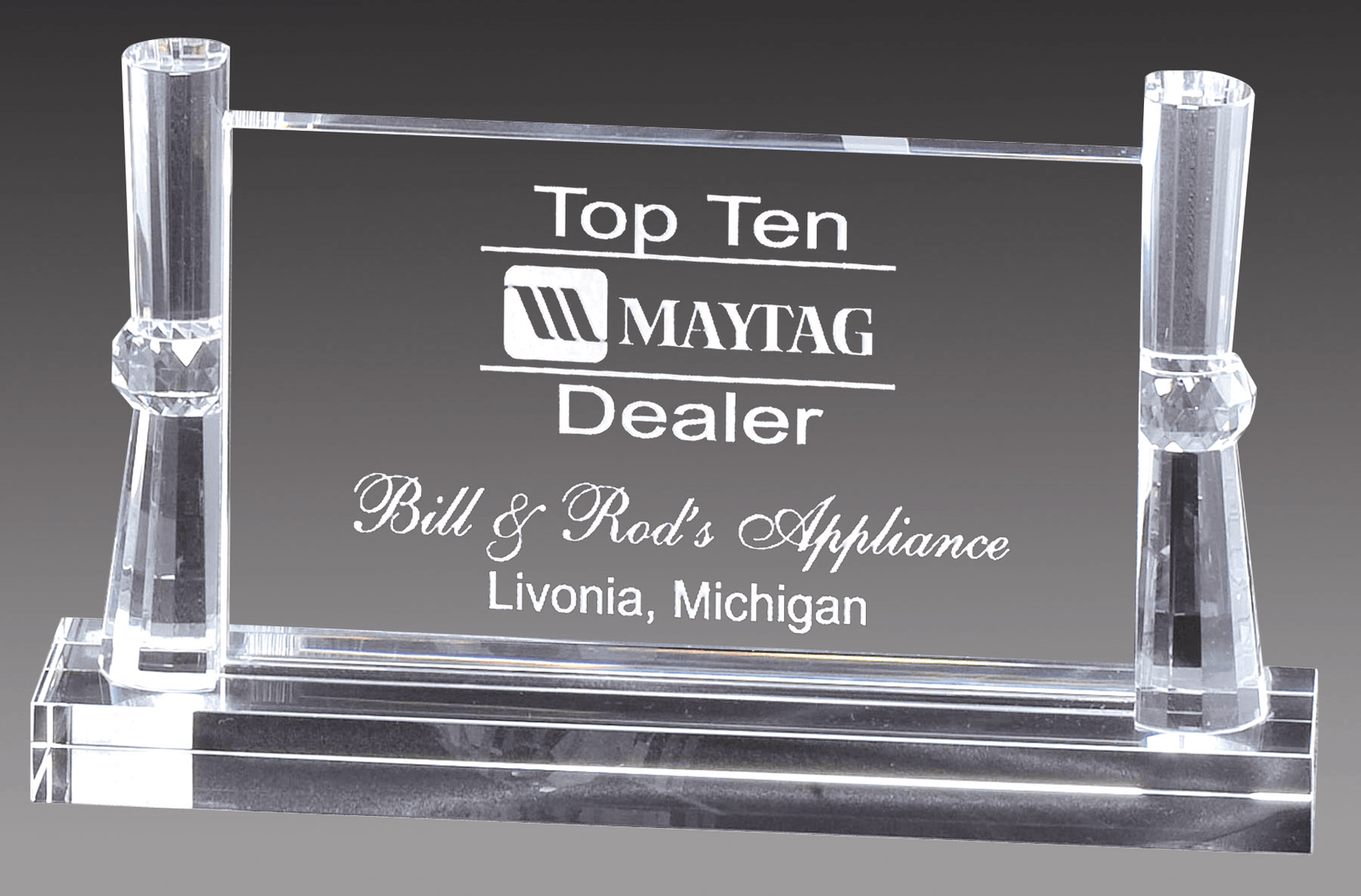 Optical Billboard Crystal Award - Medals Award