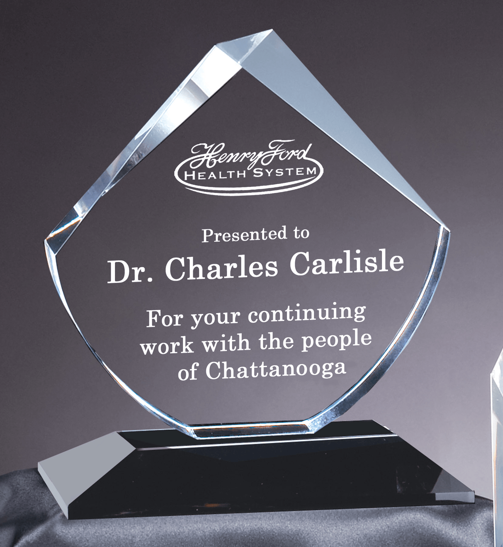 Optical Triangle Crystal Award - Medals Award