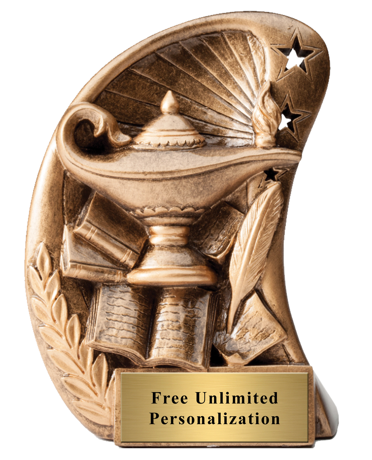 Star Curved Academic Trophy - Medals Award