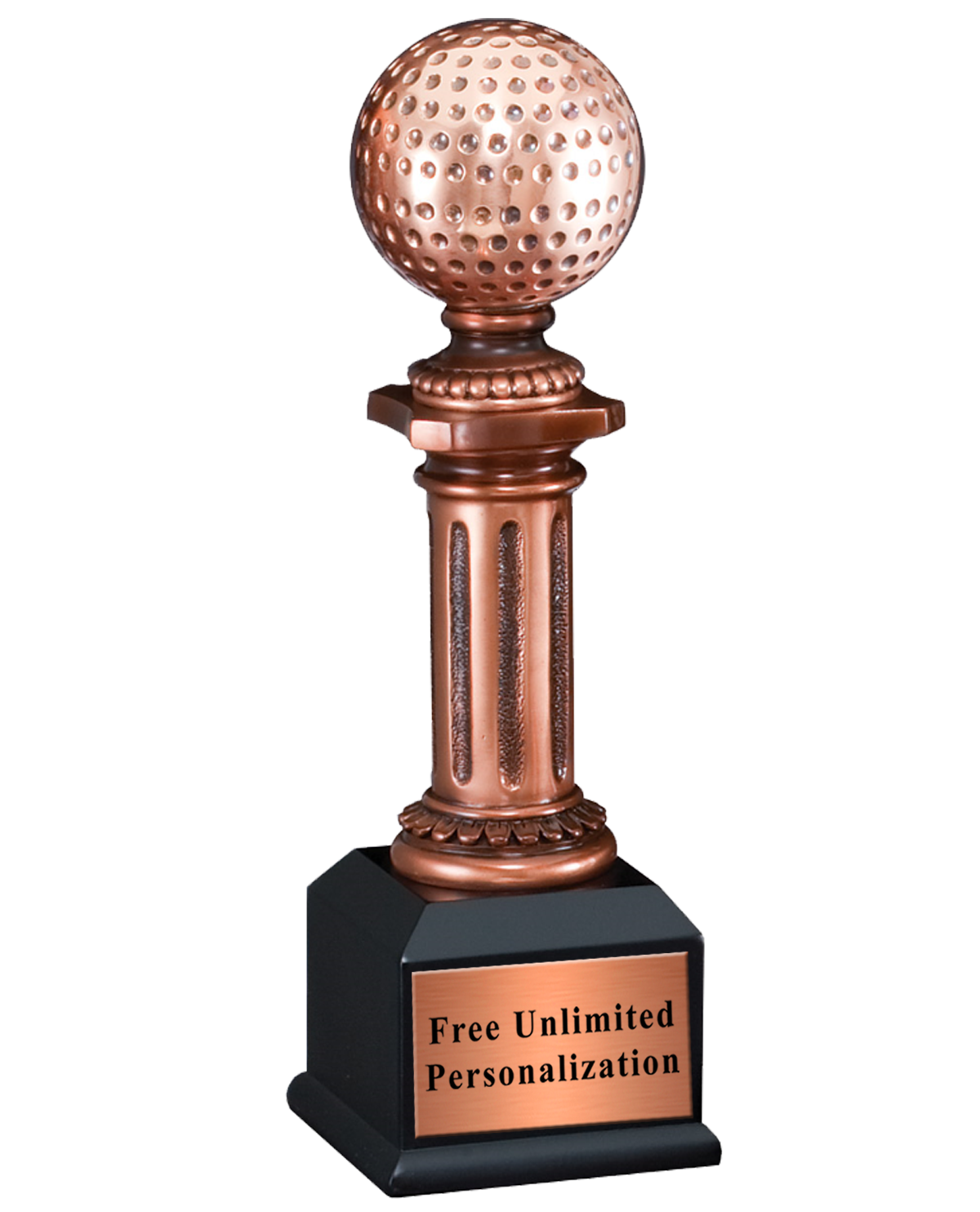 Elegant Golf Column Trophy - Medals Award