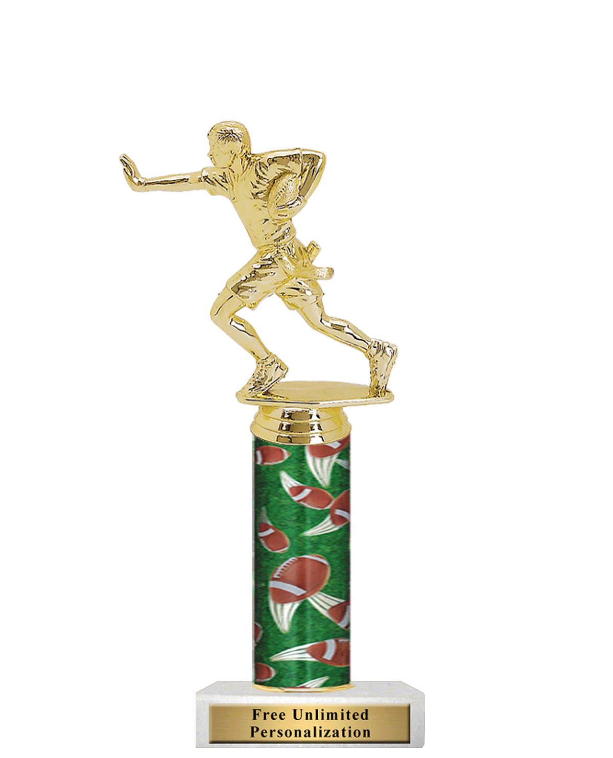 Flag Football Column Trophy - Medals Award