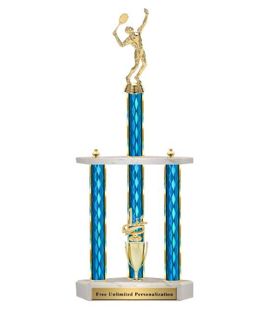 Giant Three Post Trophy Tennis - Medals Award