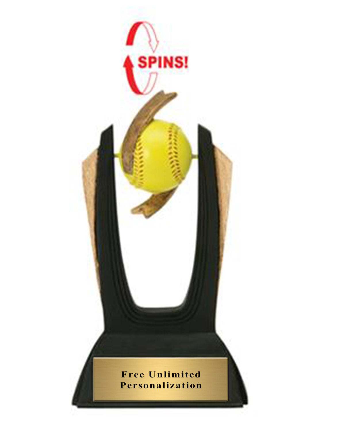 Hi-Top Spinner Softball Trophy - Medals Award
