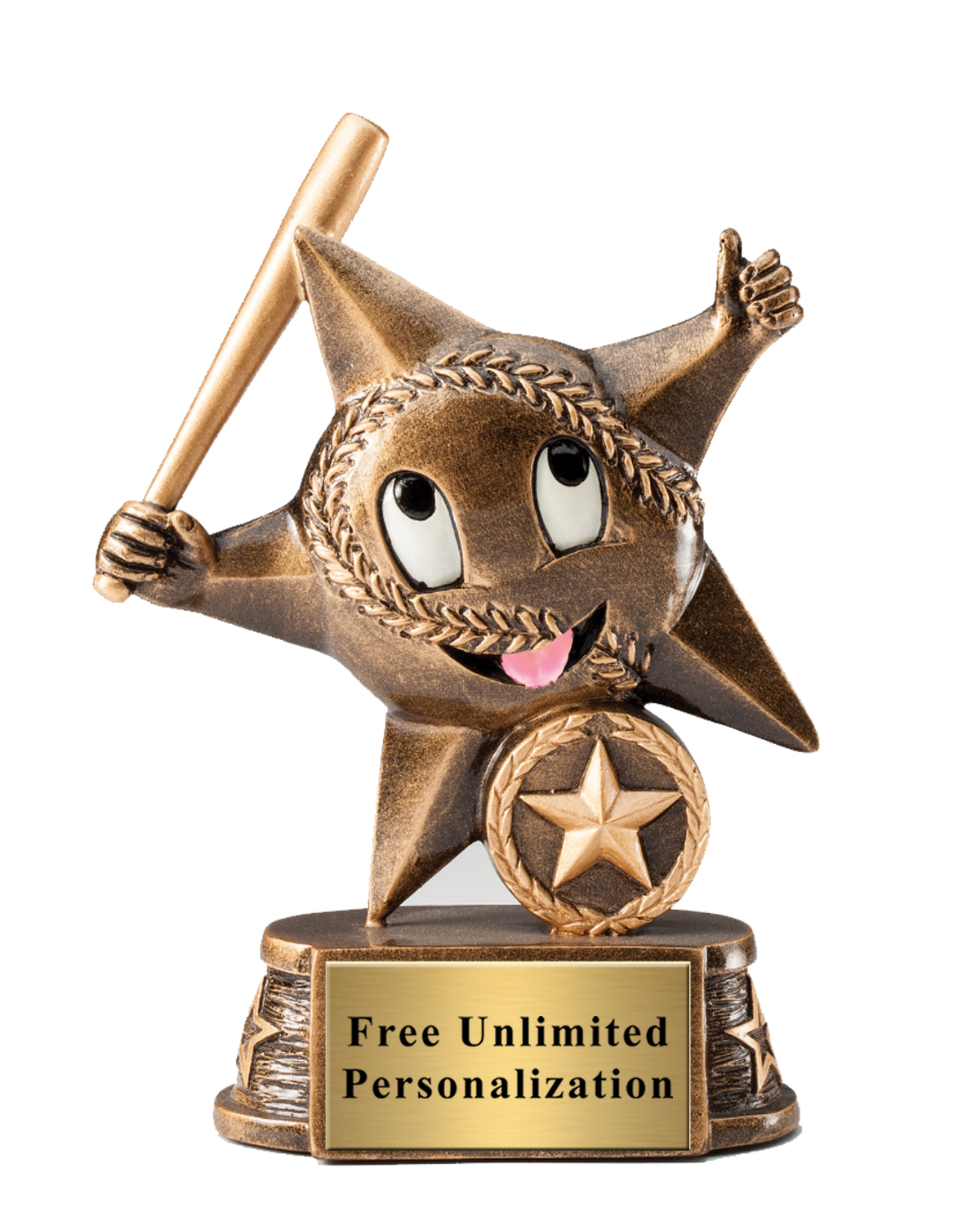 Little Star Baseball Trophy - Medals Award