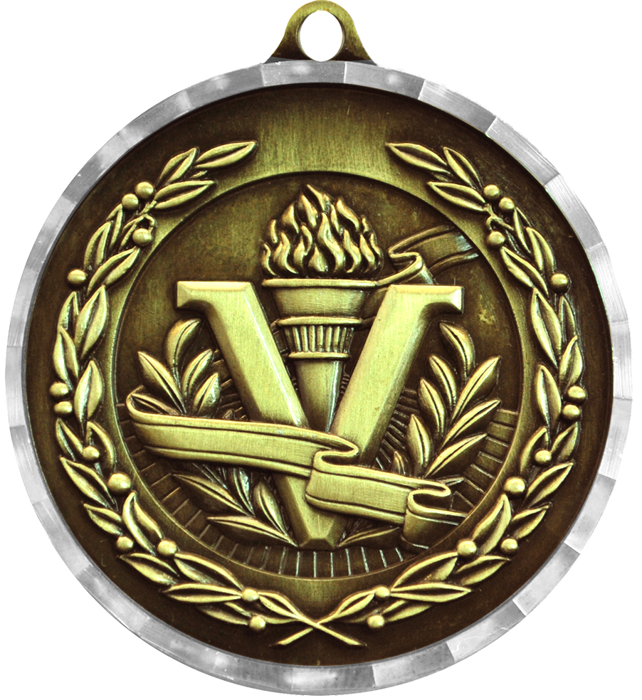 Diamond Cut Victory Medal - Medals Award