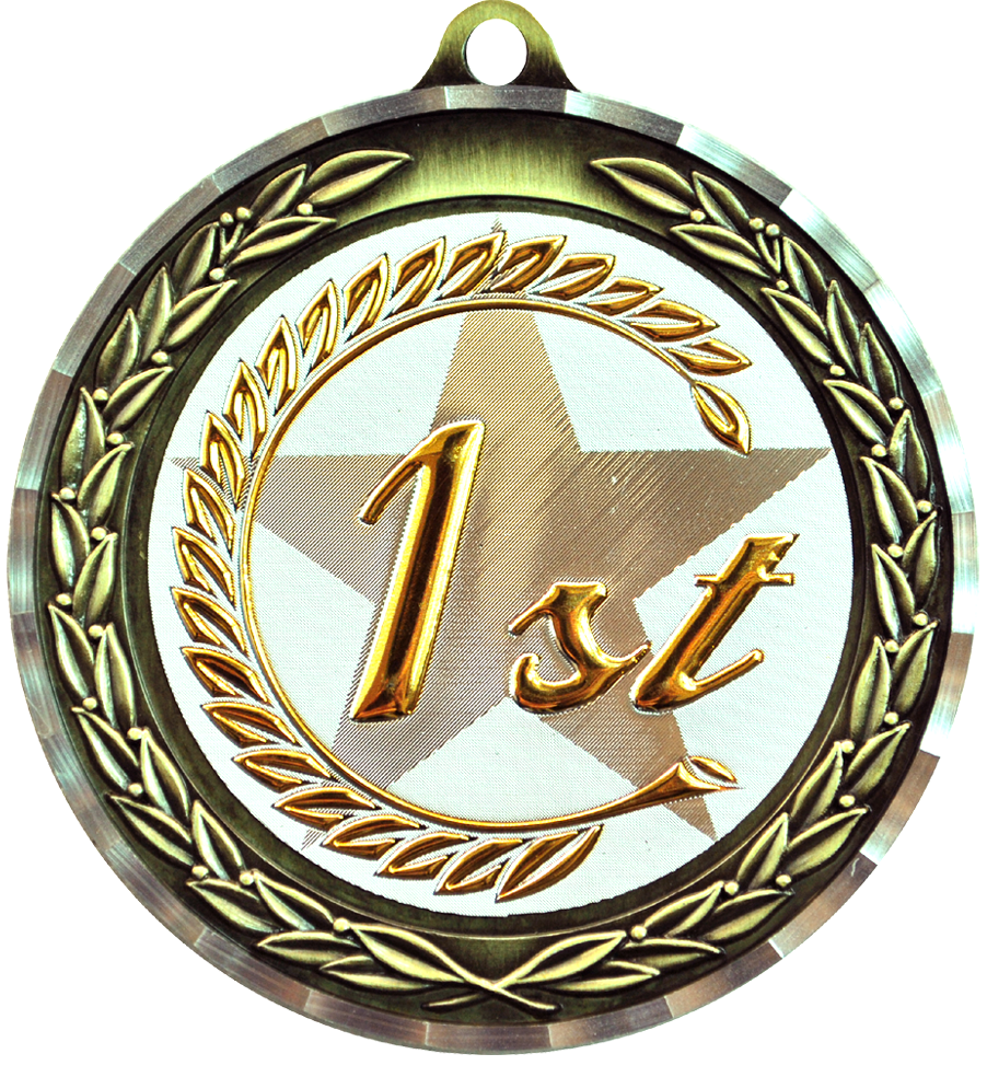 Diamond Cut 1st Place Medal - Medals Award
