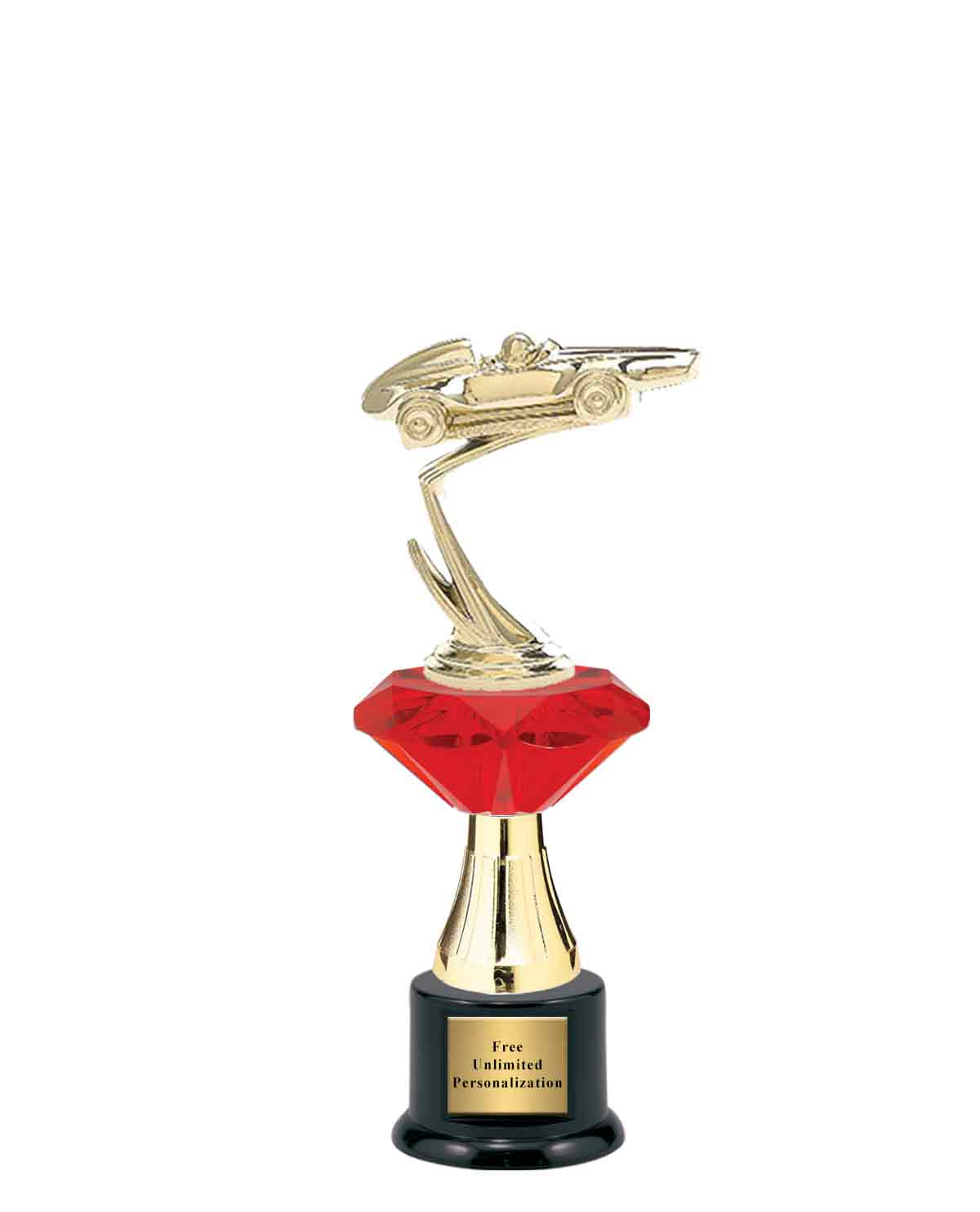 Jewel Riser Pinewood Derby Trophy - Medium - Medals Award