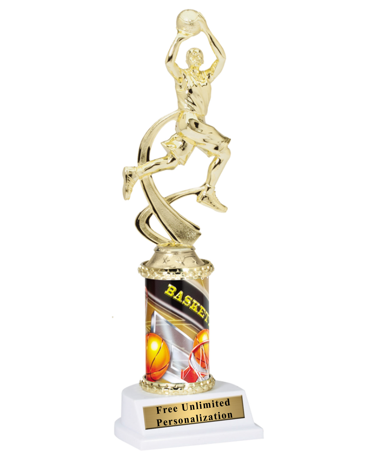 Motion Basketball Column Trophy – Male - Medals Award