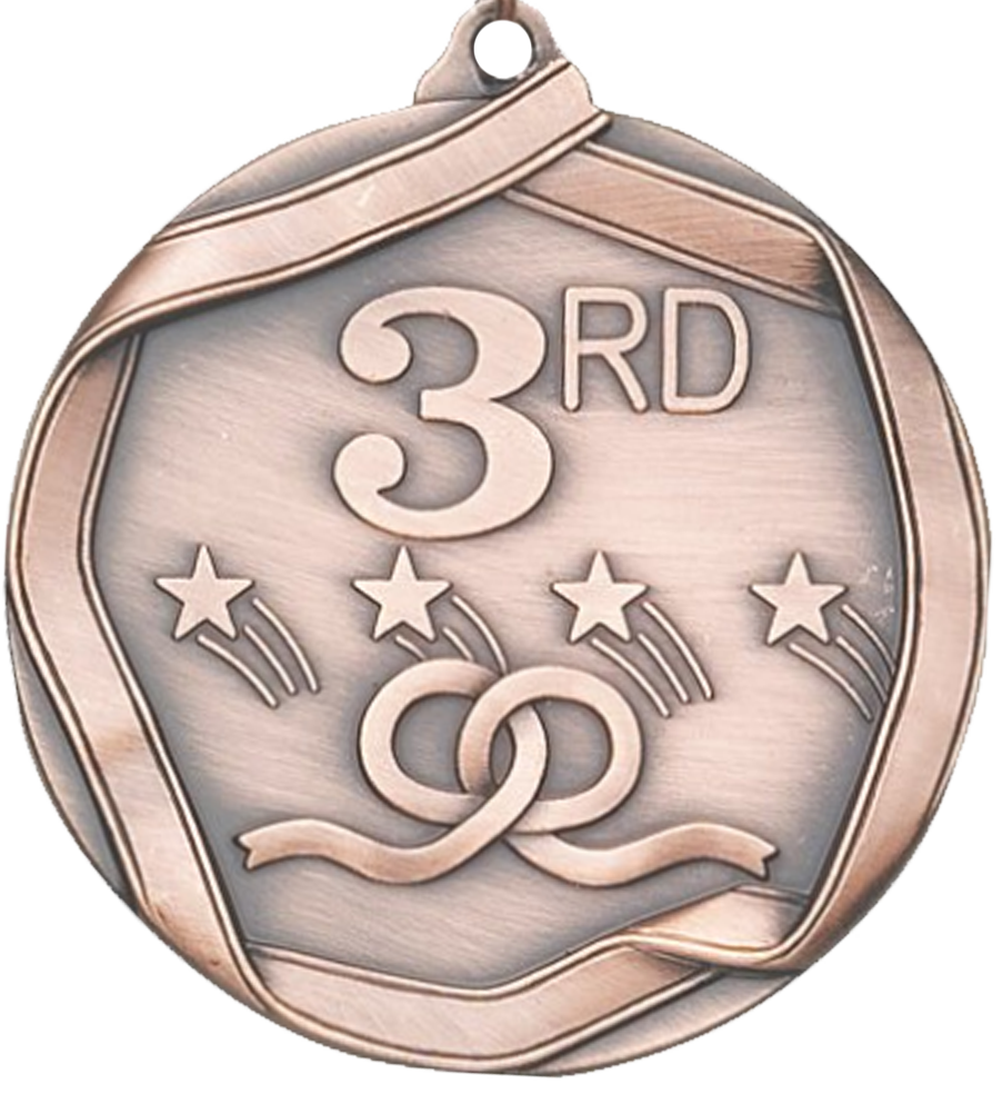 Die Cast 3rd Place Medal - Medals Award