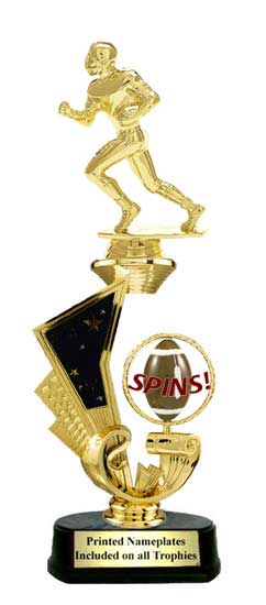 Spin Riser Football Trophy - Medals Award