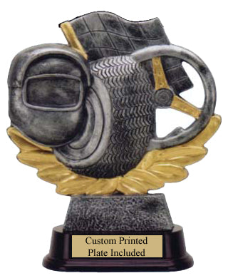 Racing Wheel Trophy - Medals Award