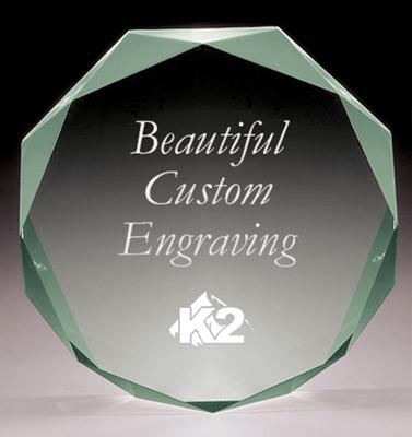 Jade Octagon Acrylic - Medals Award