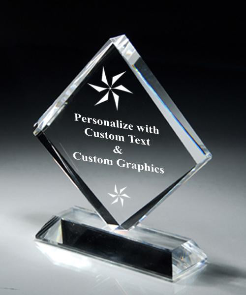 Square Crystal Award - Medals Award