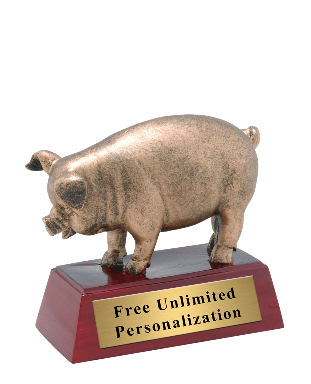 Resin Pig Trophy - Medals Award