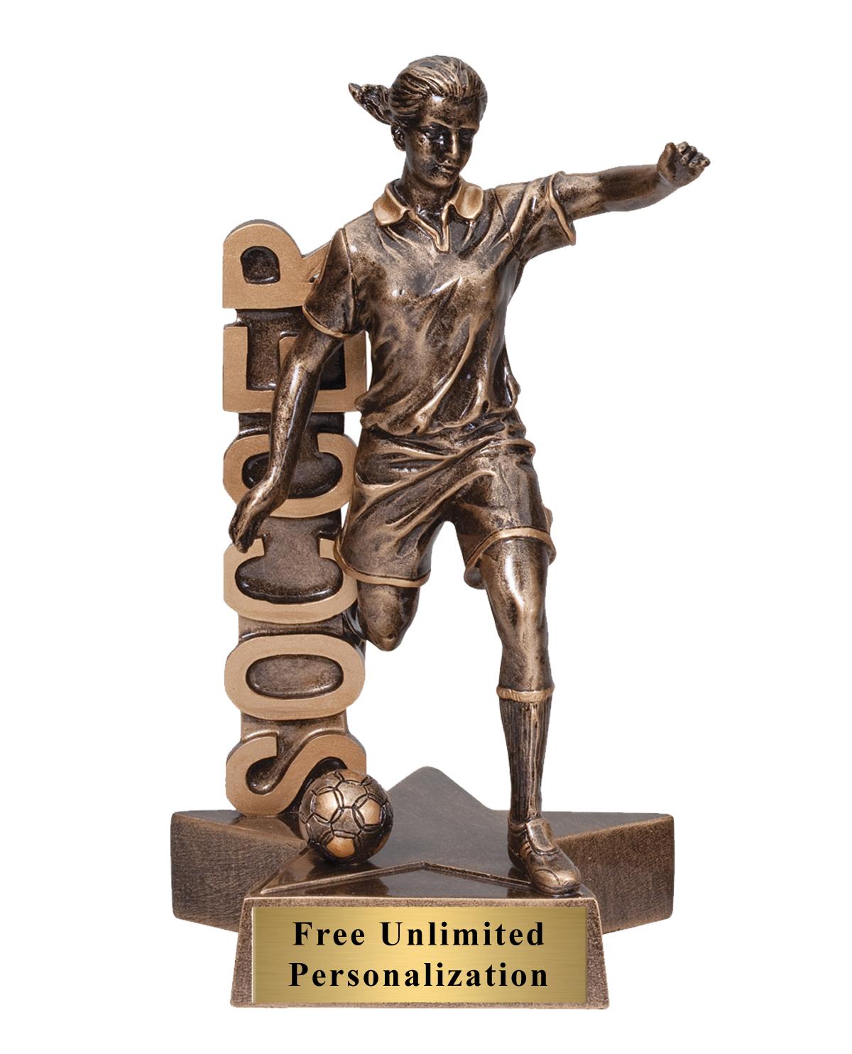 Billboard Soccer Trophy - Female - Medals Award