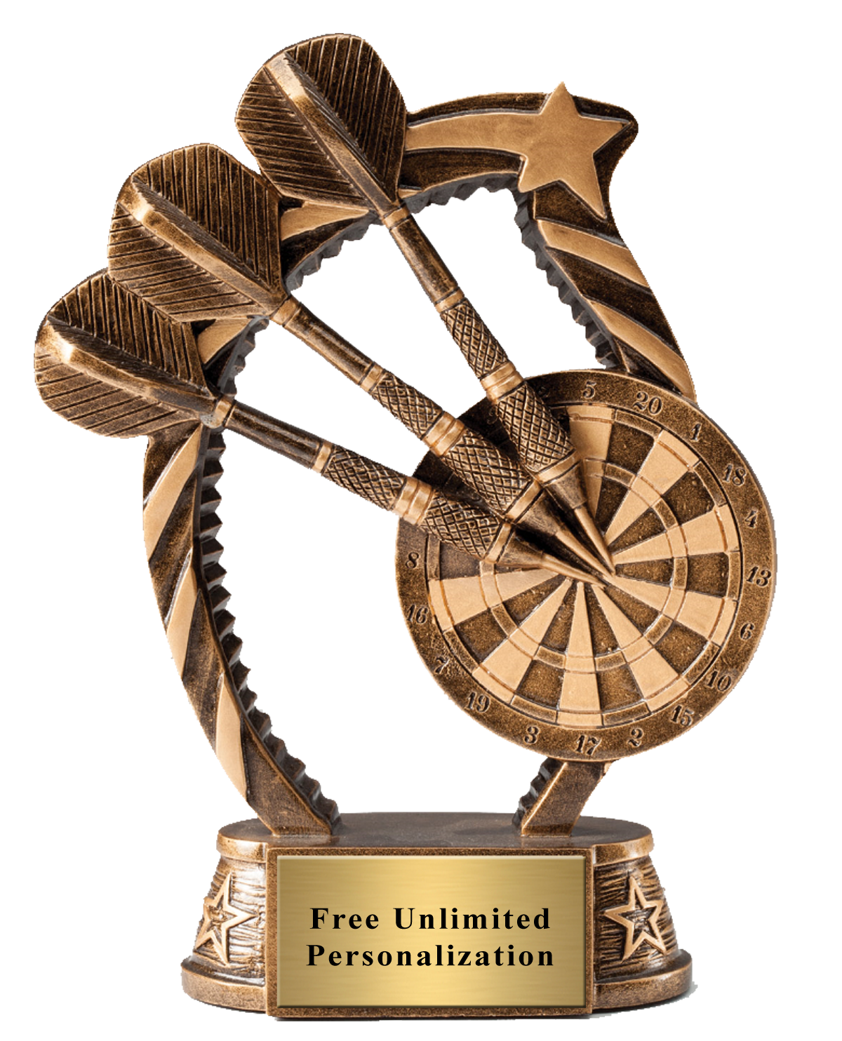 Running Star Darts Trophy - Medals Award