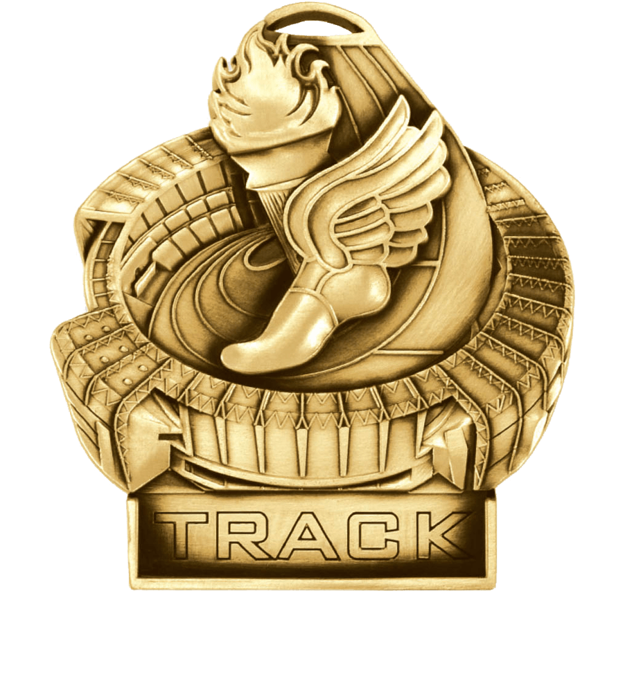 Stand Up Track Medal - Medals Award