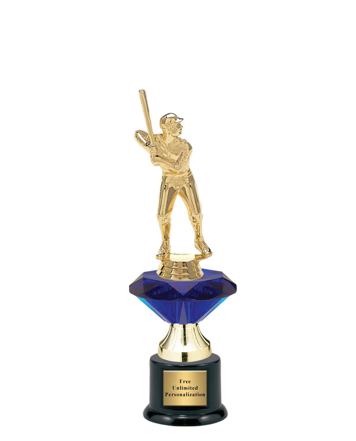Jewel Riser Baseball Trophy - Small - Medals Award