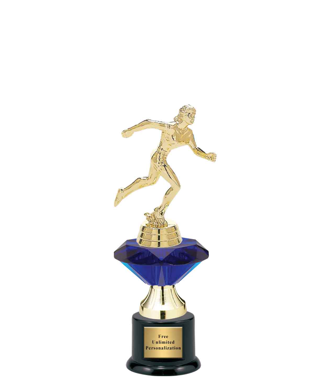 Jewel Riser Track Trophy - Small - Medals Award