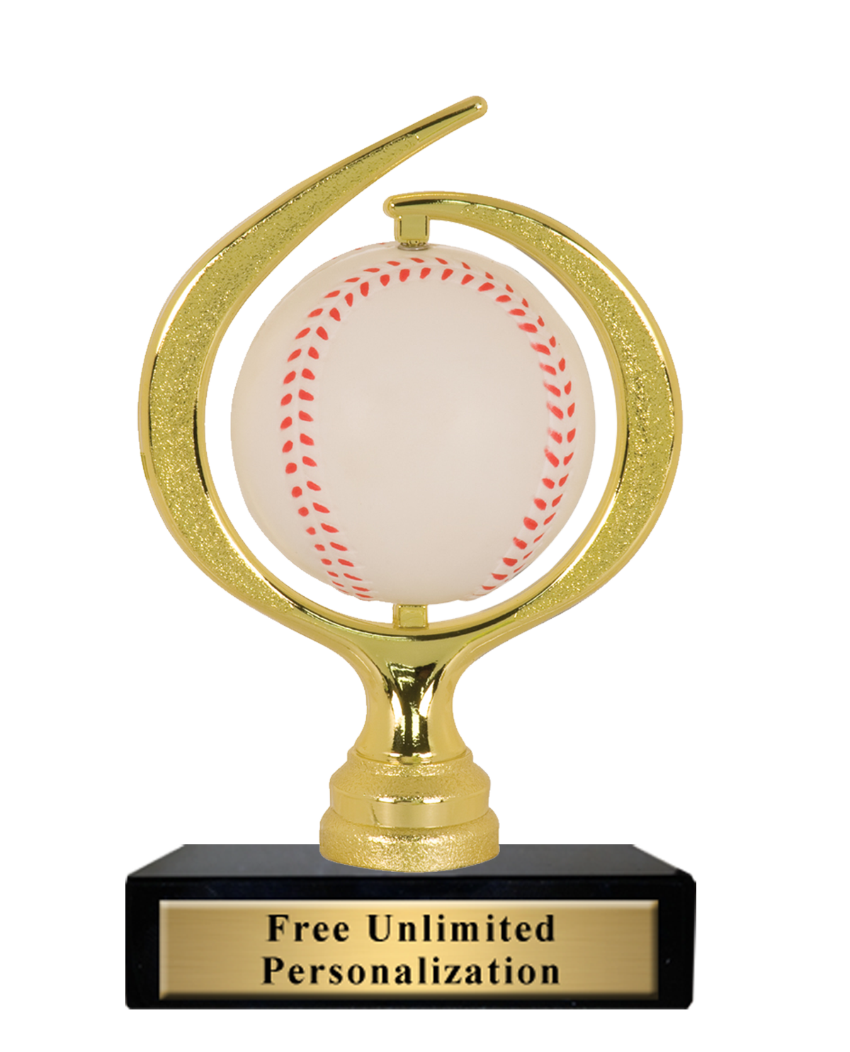 Spiral Sponge Spinner Baseball Trophy - Medals Award