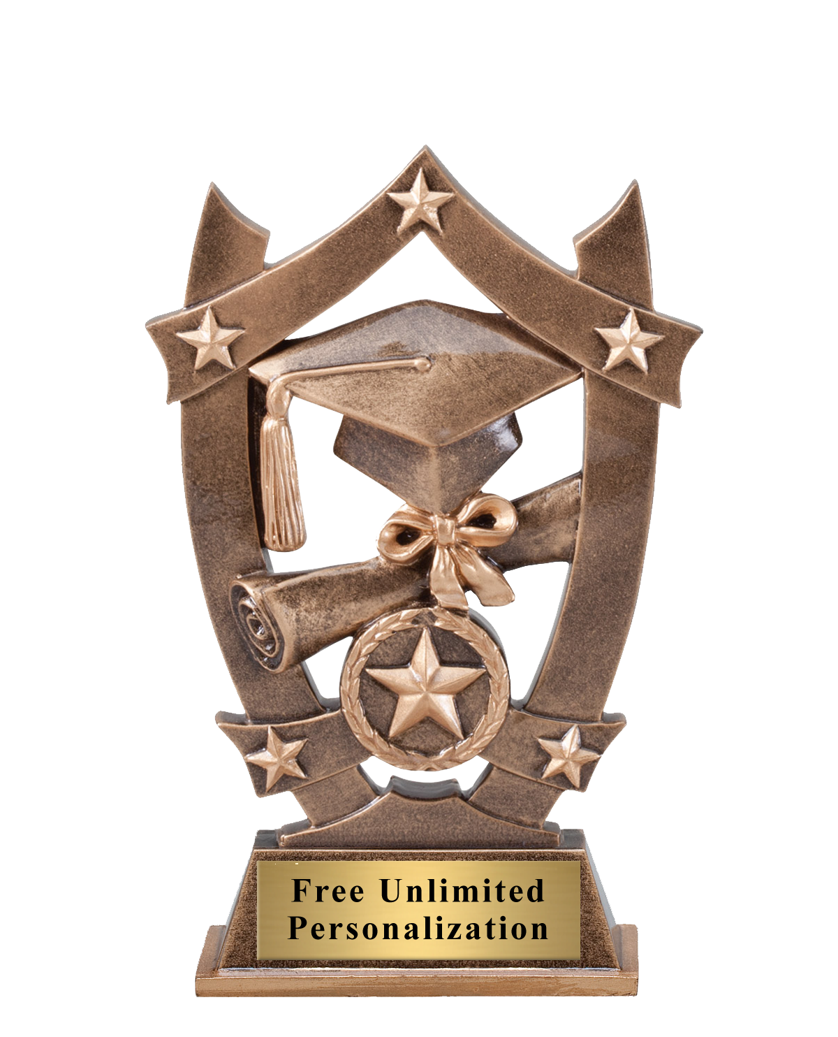 Star Shield Graduate Trophy - Medals Award