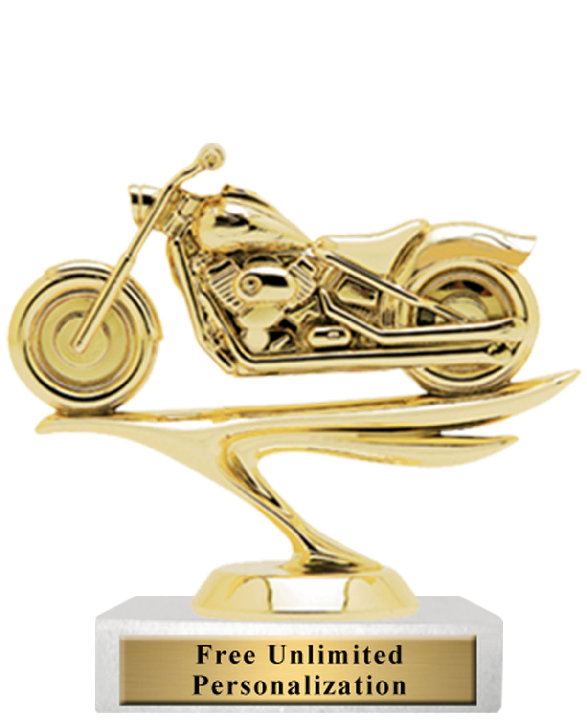 Standard Soft Tail Motorcycle Trophy - Medals Award
