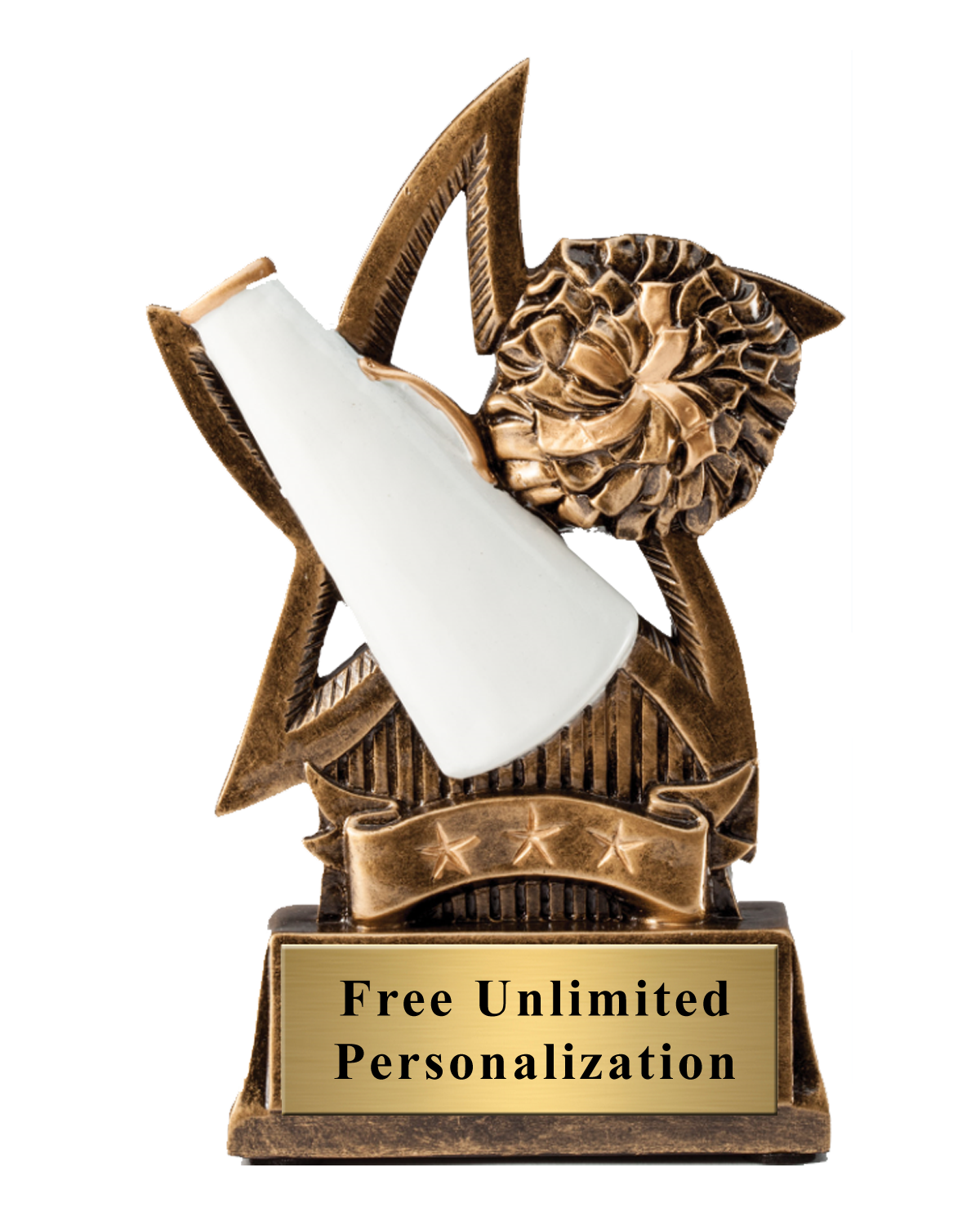 Sweeping Star Cheer Trophy - Medals Award