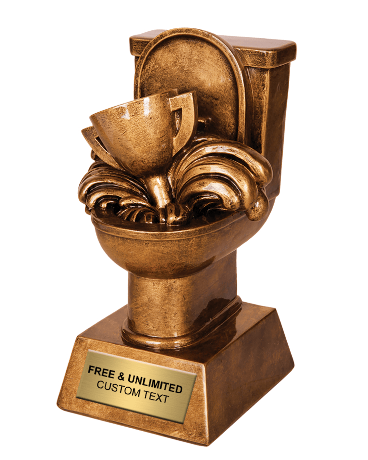 Splash Back' Cup Toilet Trophy - Medals Award