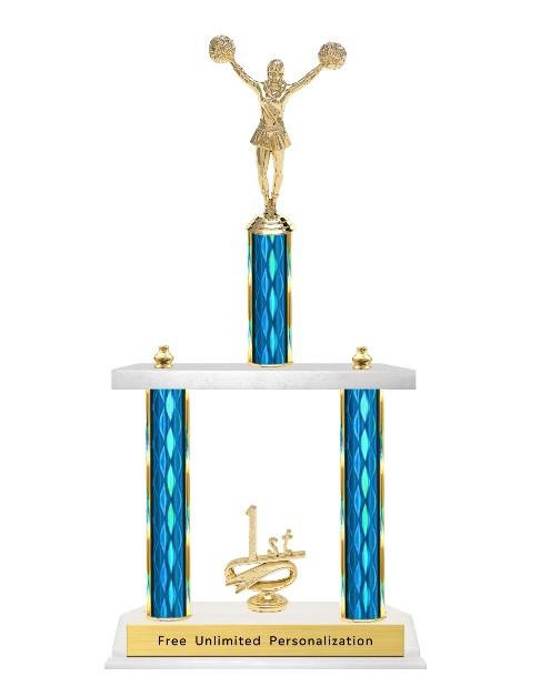 Two Tier Cheerleading Trophy - Medals Award