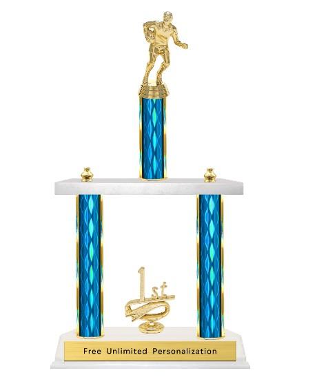Two Tier Rugby Trophy - Medals Award