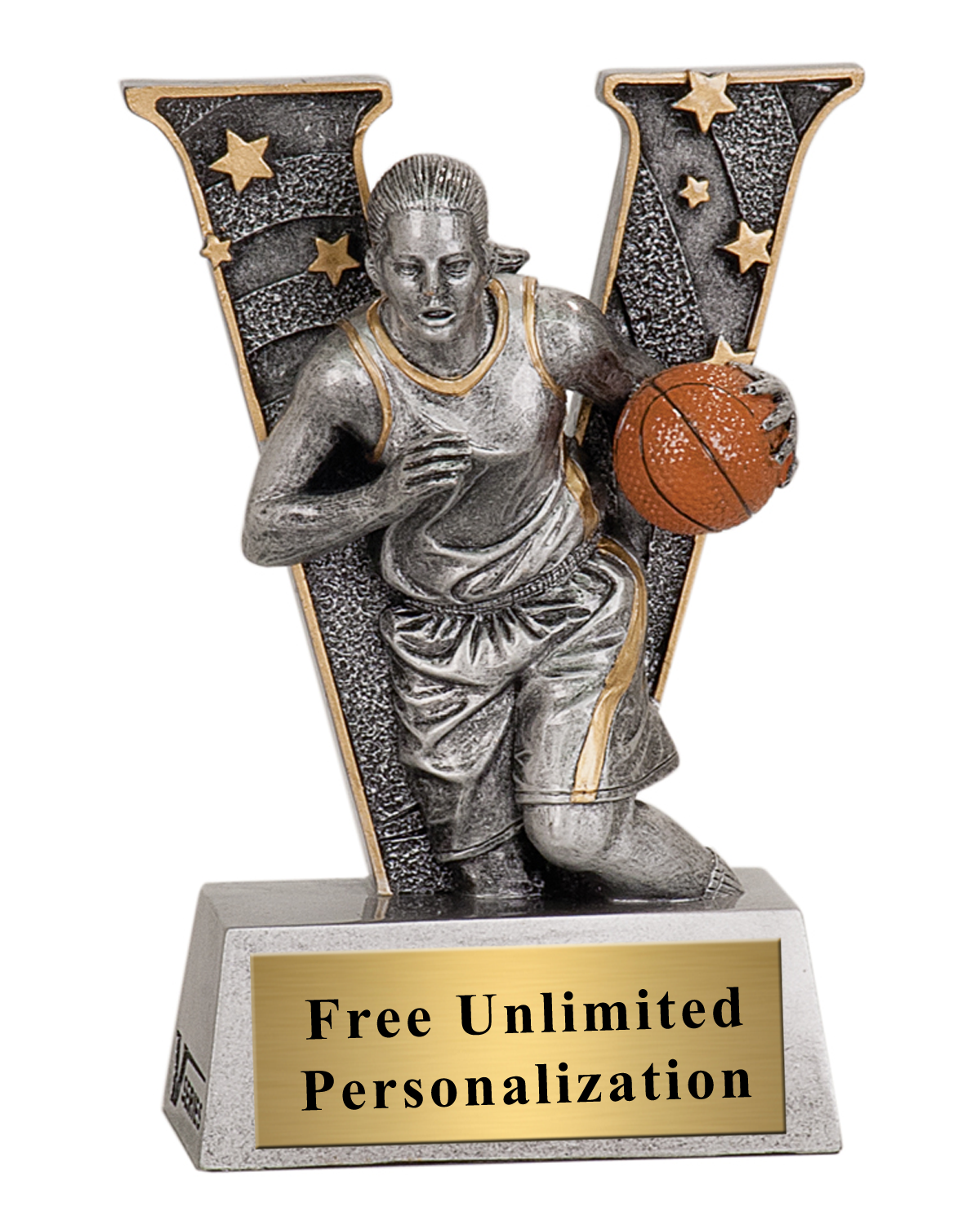 V-Series Female Basketball Trophy - Medals Award
