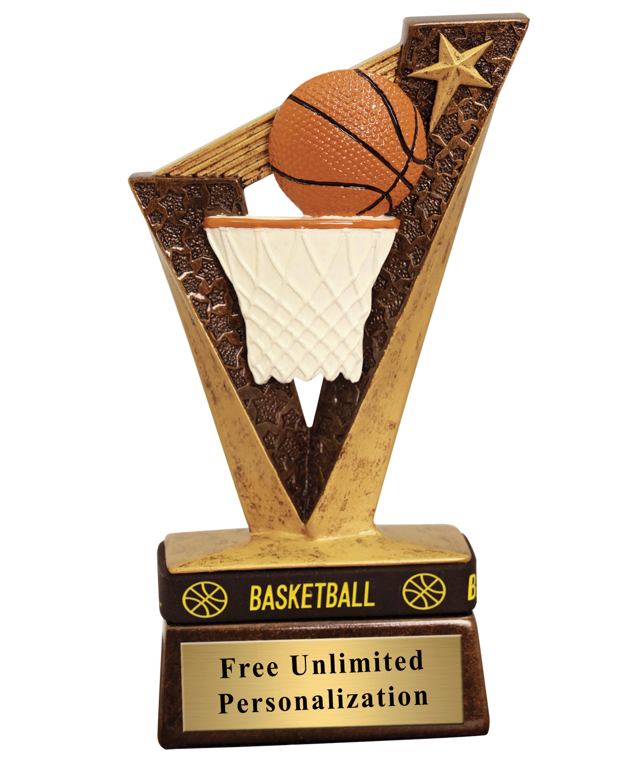 Victory Basketball Wrist Band Trophy - Medals Award