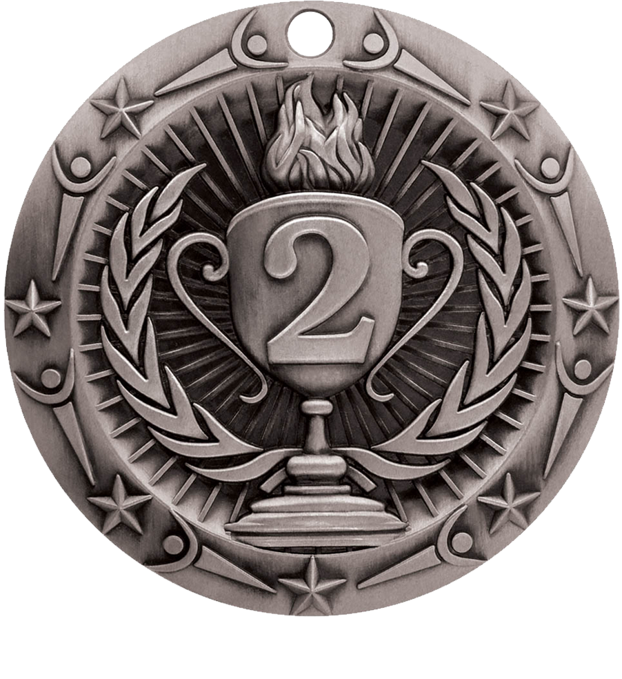 World Class 2nd Place Medal - Medals Award