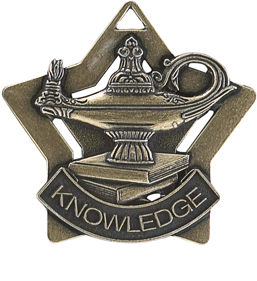 Star Lamp of Knowledge Medal - Medals Award